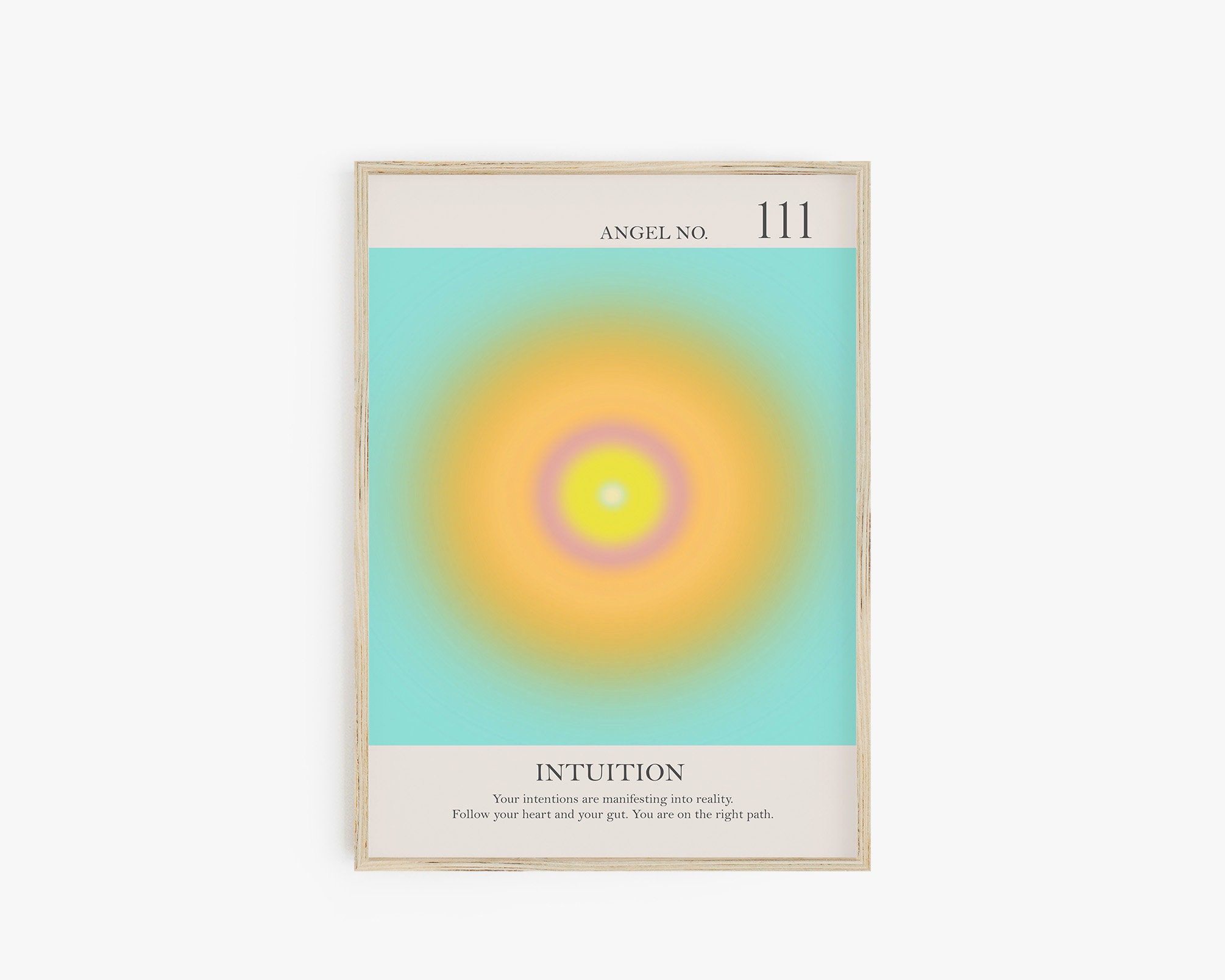 Angel Numbers Print Set Aura Poster Mental Health Posters | Etsy