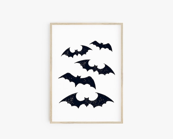 Printable Halloween Decorations Bats