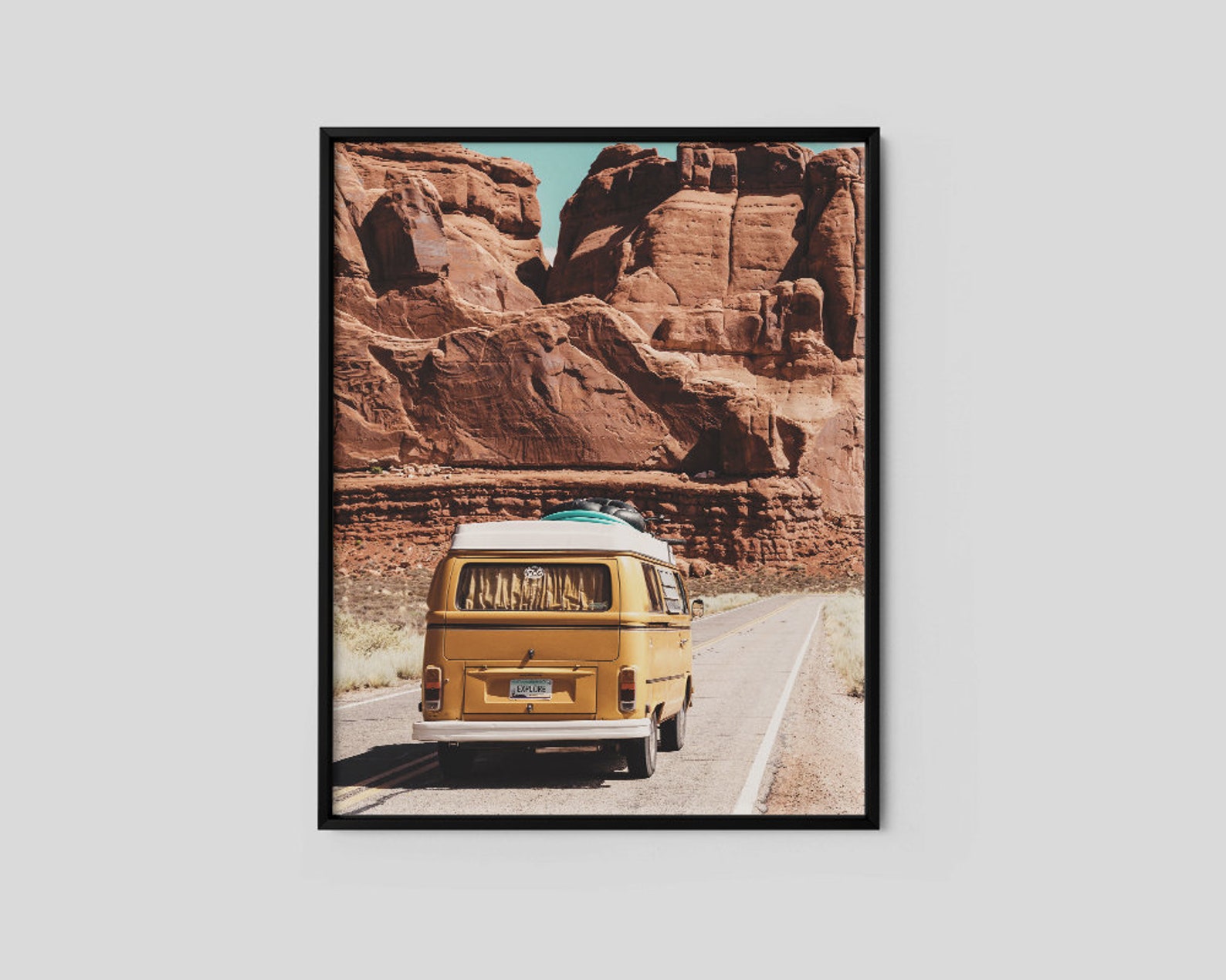 Camper Van Print Desert Print Boho Wall Art Boho Decor Desert | Etsy