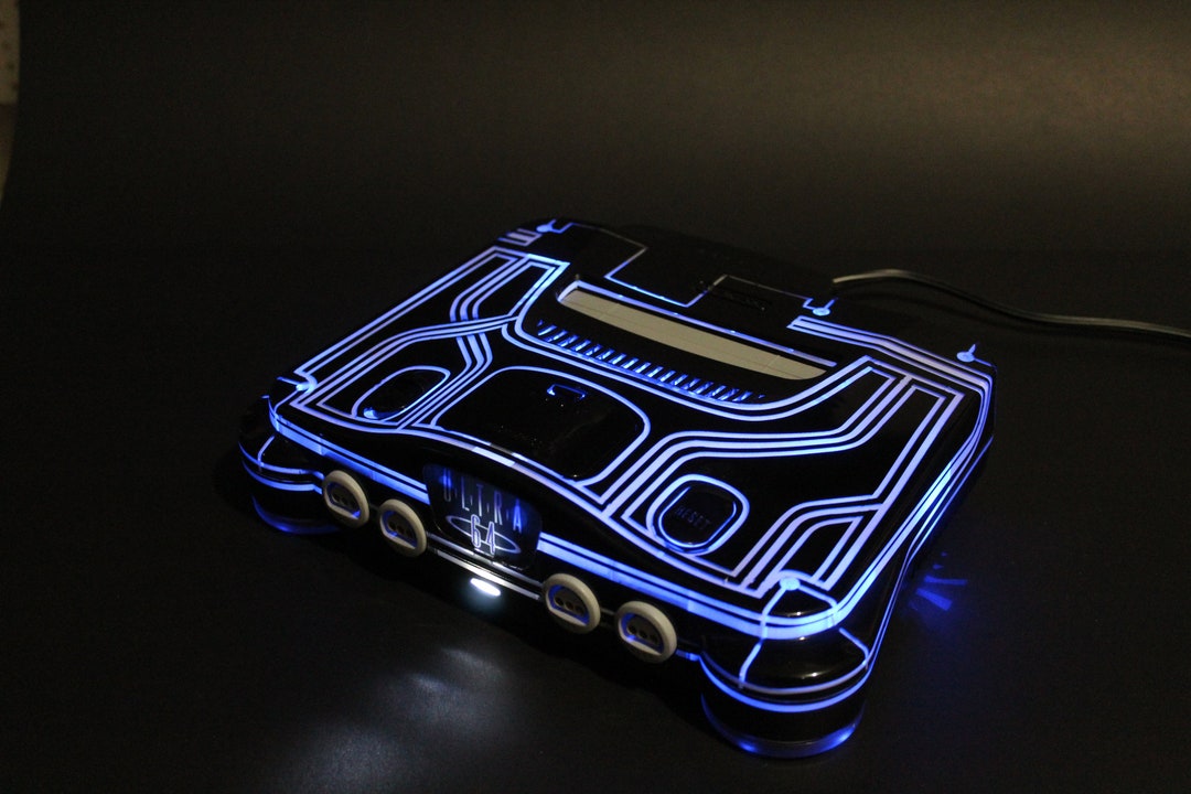 Custom Video Game Consoles - RGB Light Modification/hand Painted - Etsy