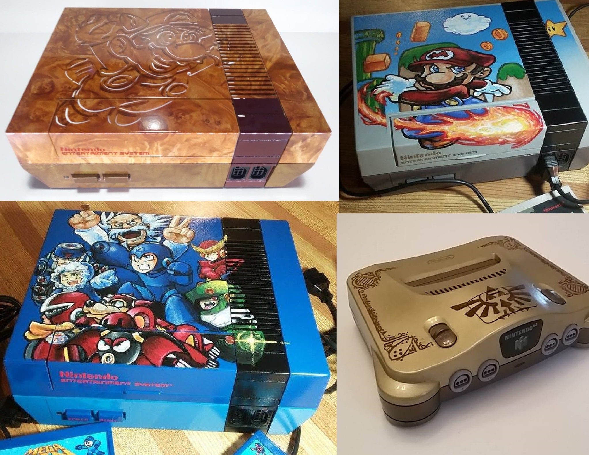 Custom Painted Video Game Consoles - Made to Order - Etsy