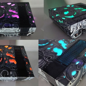 Custom Video Game Consoles - RGB Light Modification/hand Painted - Etsy