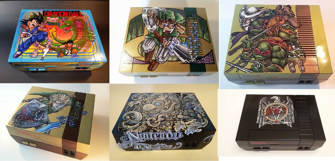 Custom Painted Video Game Consoles - Made to Order - Etsy