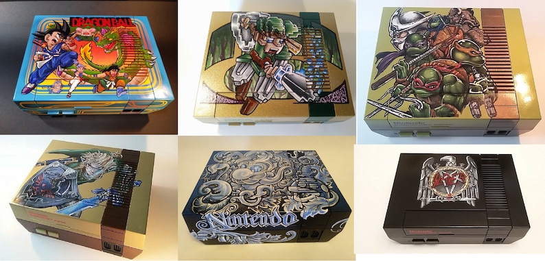 Custom Painted Video Game Consoles - Made to Order - Etsy