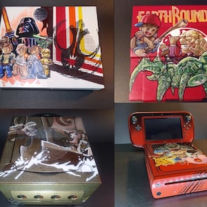 Custom Painted Video Game Consoles - Made to Order - Etsy
