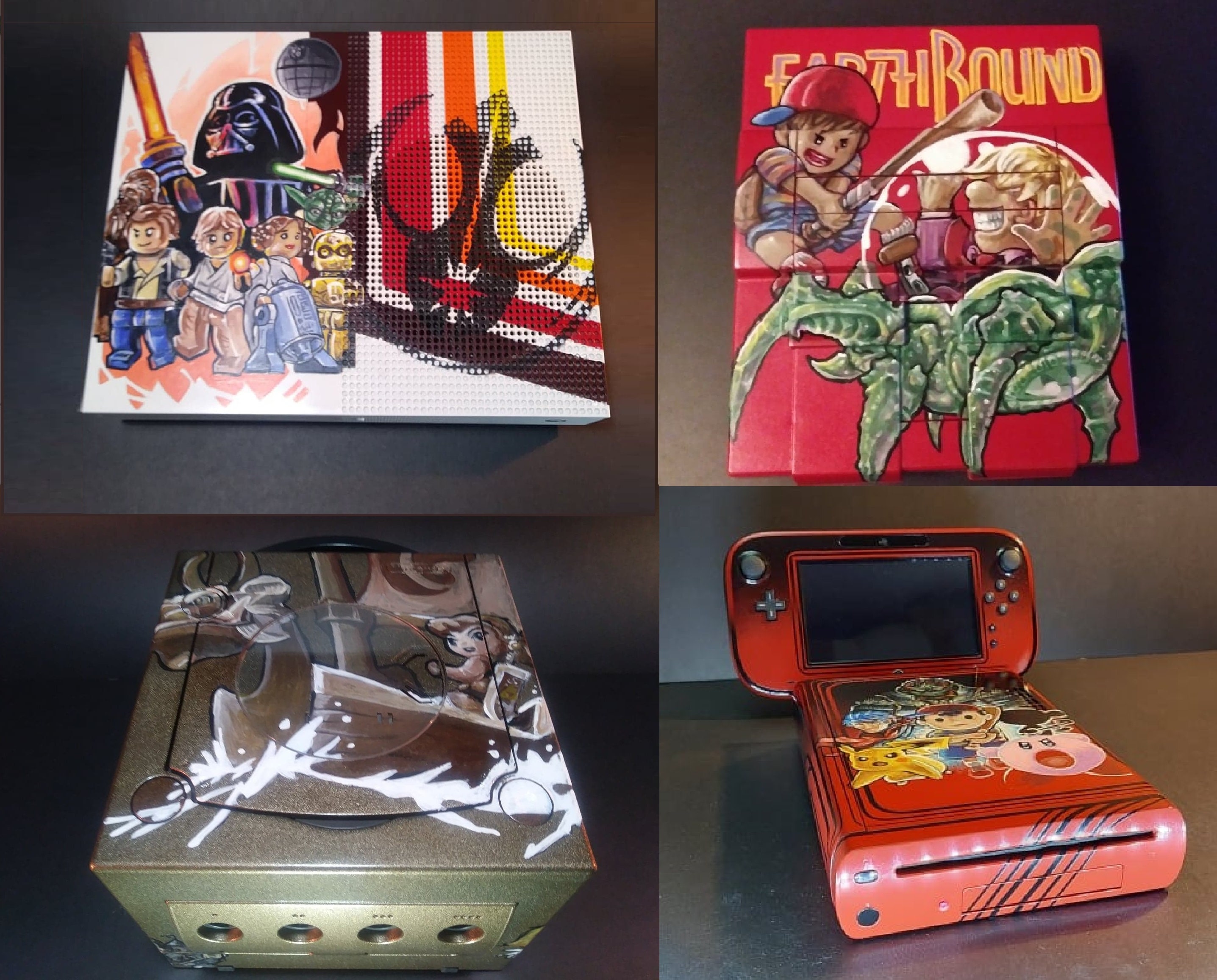 Custom Painted Video Game Consoles - Made to Order - Etsy