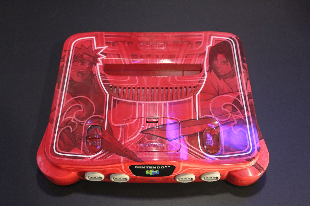 Custom Painted Naruto Themed N64 - Etsy