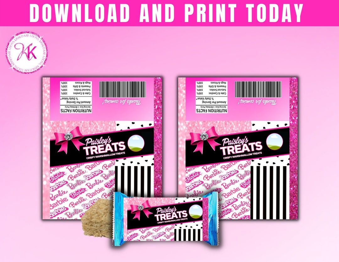 Barbie Krispie Treat - Etsy