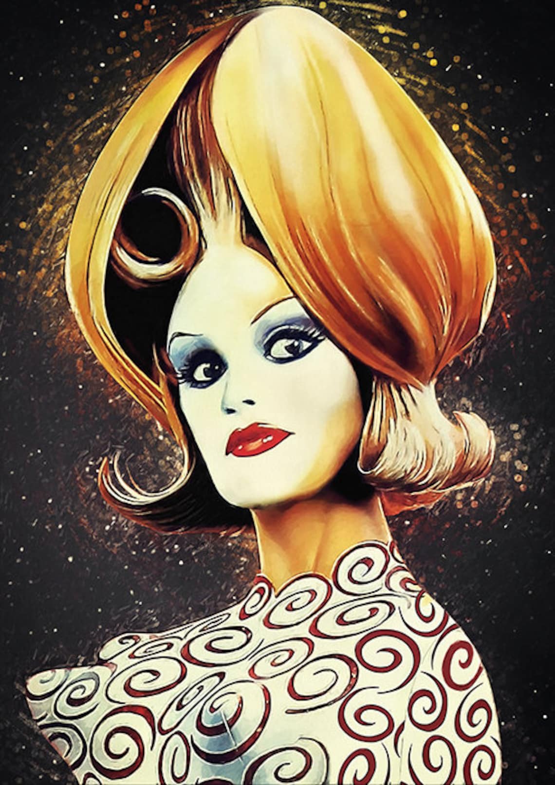 Martian Girl Illustration Mars Attacks Tim Burton | Etsy