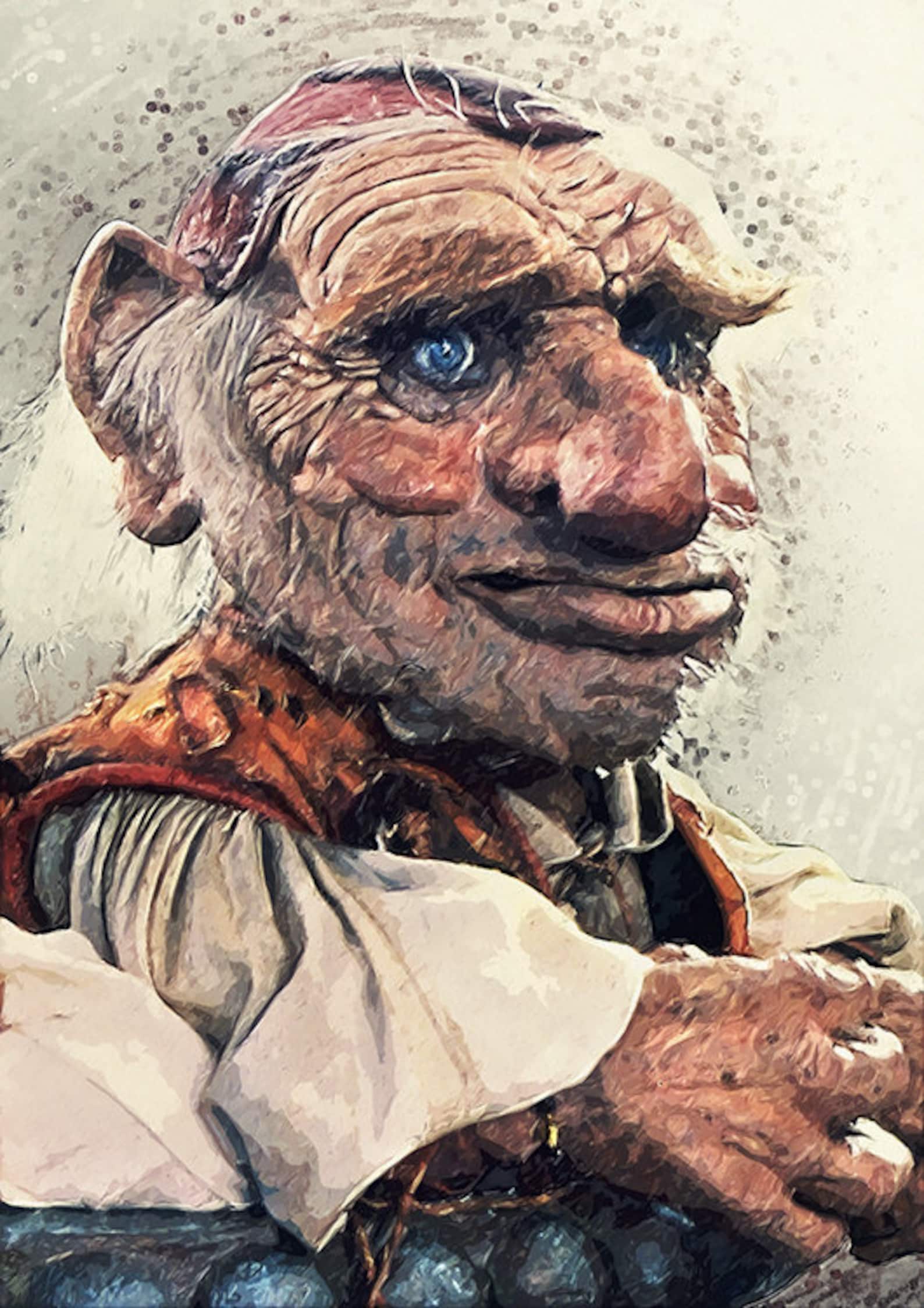 Hoggle Labyrinth Movie Illustration The Labyrinth | Etsy