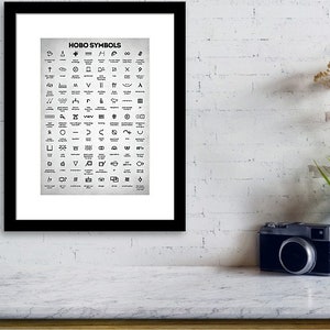 Hobo Symbols Hobo Signs Hobo Alphabet Hobo Code Visual | Etsy