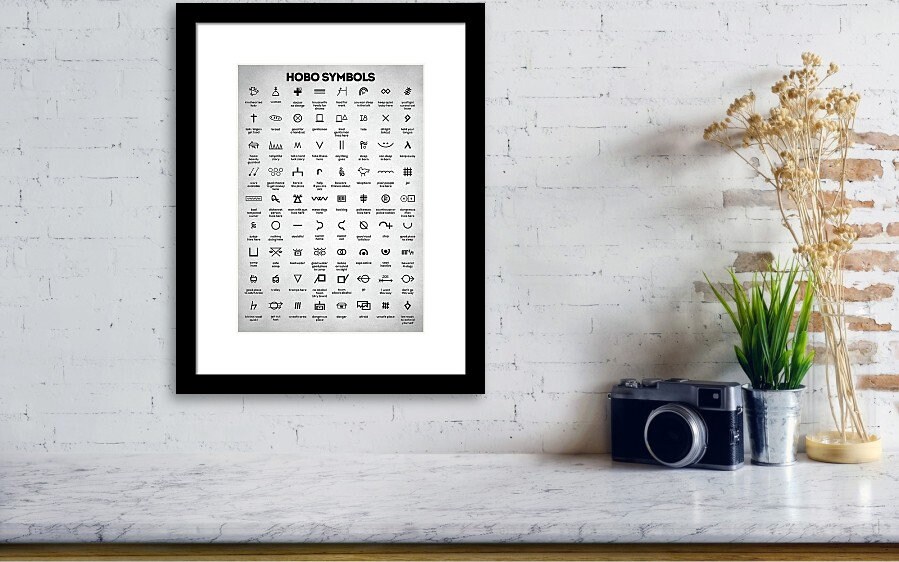 Hobo Symbols Hobo Signs Hobo Alphabet Hobo Code Visual | Etsy