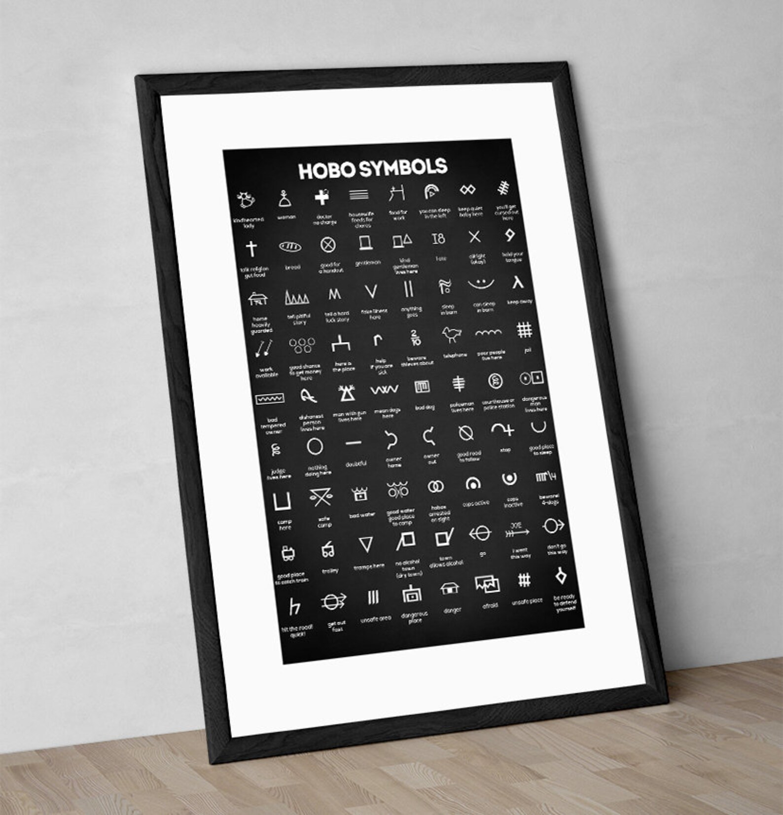 Hobo Symbols Hobo Signs Hobo Alphabet Hobo Code Visual | Etsy