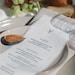 Custom Linen Wedding Menu | Wedding Fabric Menus | Fabric Printed Menus ...