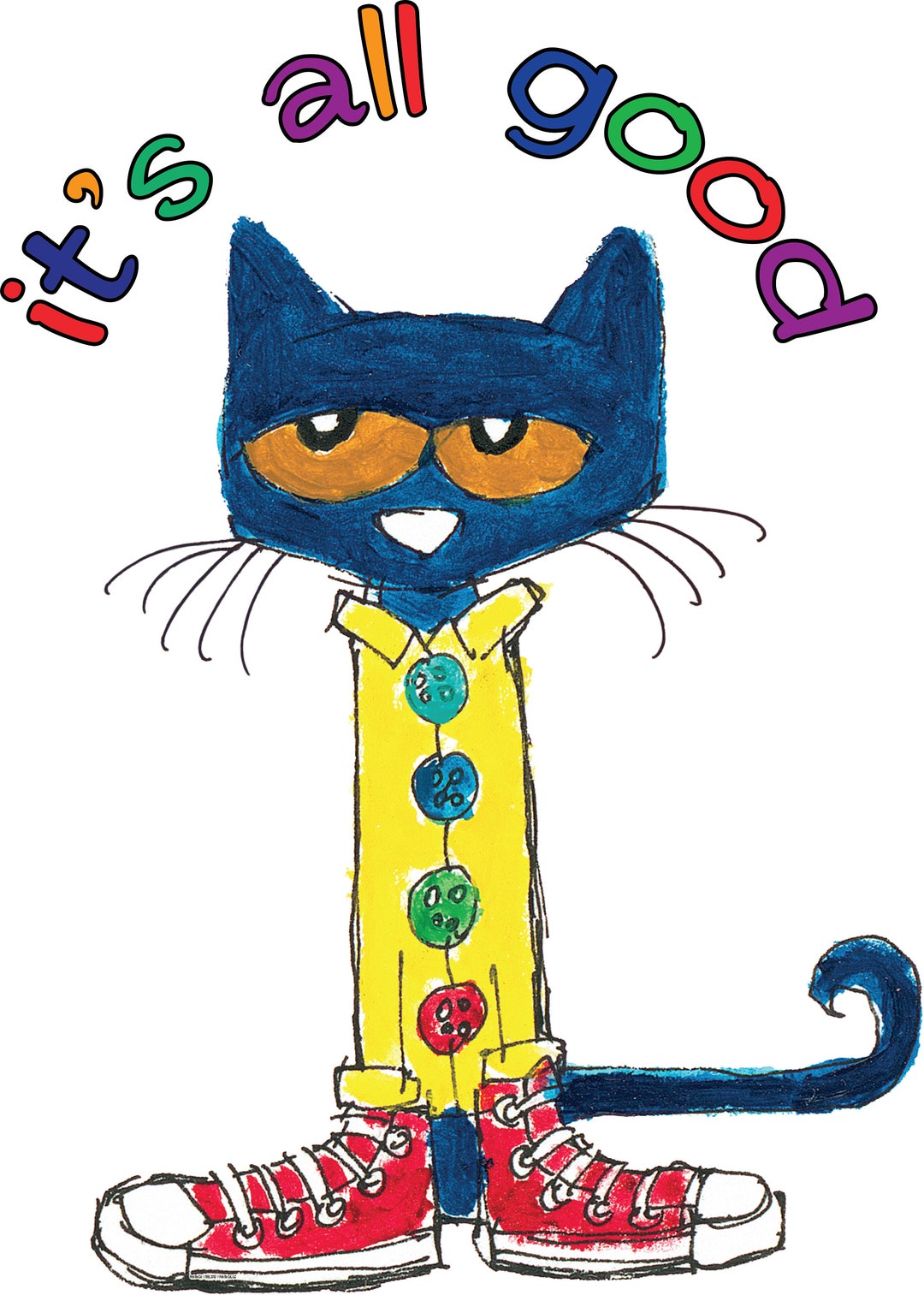 Pete the Cat Decal, It's All Good, Pete the Cat Decor, Groovy Vinyl ...