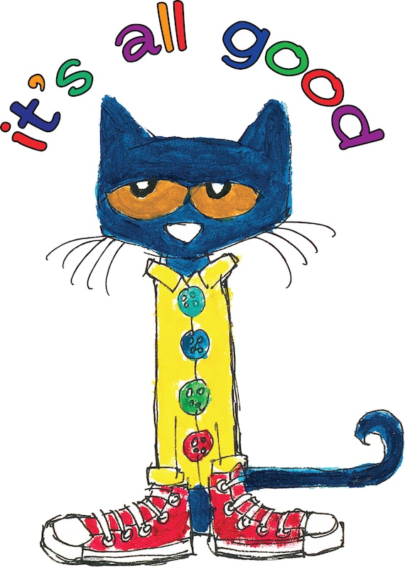 Pete The Cat Decal It s All Good Pete The Cat Decor Etsy Canada Pete The Cat Decal It s All Good Pete The Cat Decor Etsy Canada