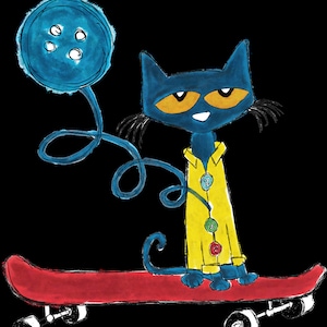 Pete the Cat Wall Decor - Four Groovy Buttons Vinyl Decal - Etsy