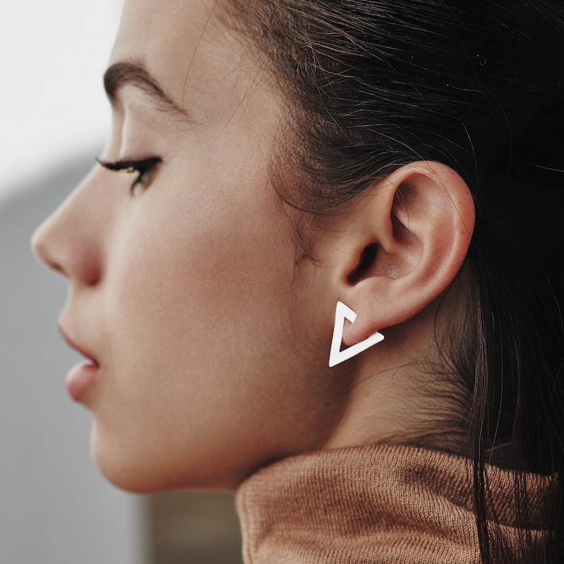 Triangle Earrings - Etsy