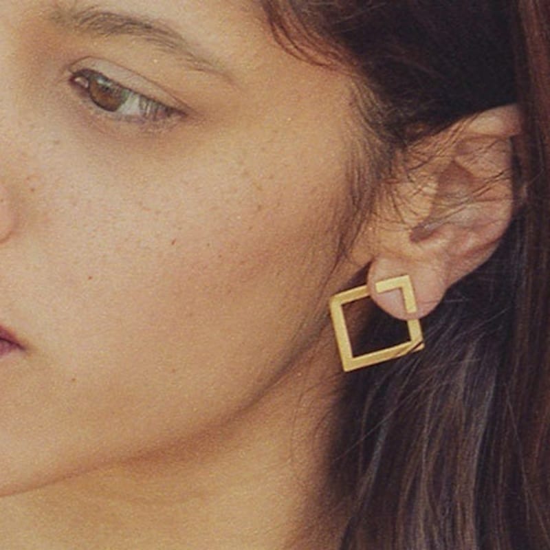 Geometric Earrings - Etsy