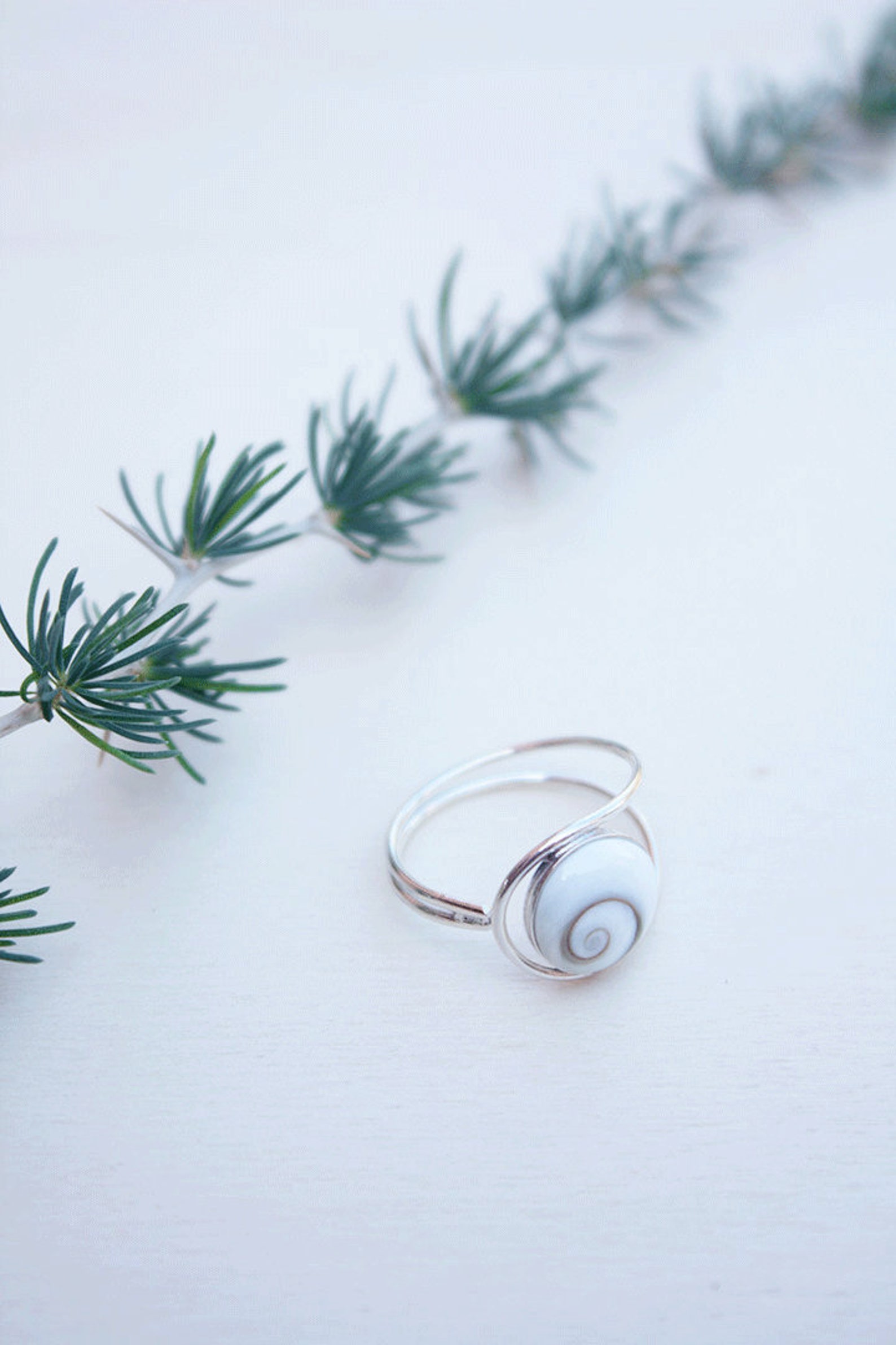 Shell Ring Shiva Ring Shiva Eye Ring Sterling Silver Ring | Etsy
