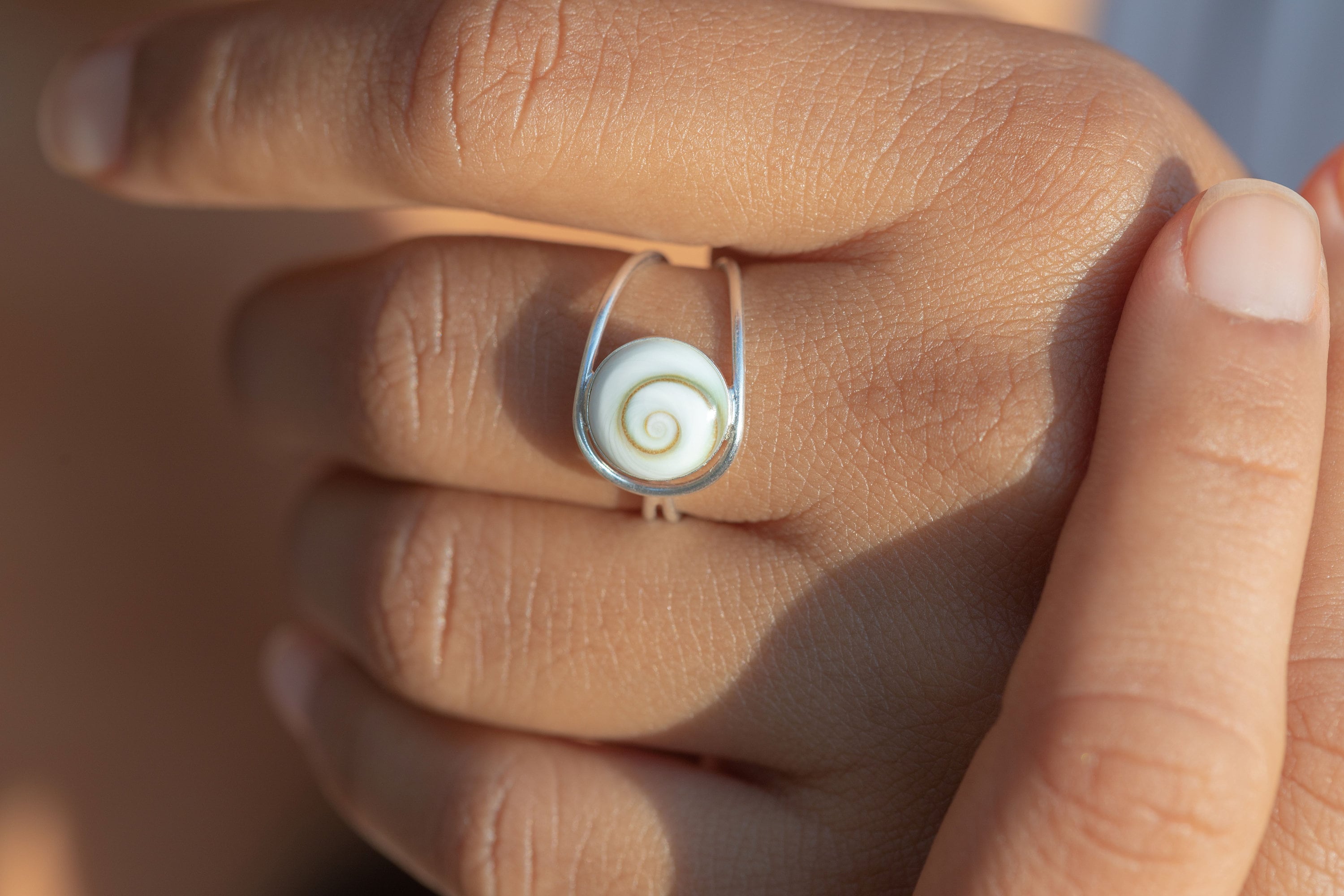 Muschel Ring Shiva Ring Shiva Auge Ring Sterling Silber - Etsy.de