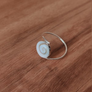 Shiva Eye Ring, Stone Ring, Shell Ring, Shiva Shell Ring, Ojo De Santa ...