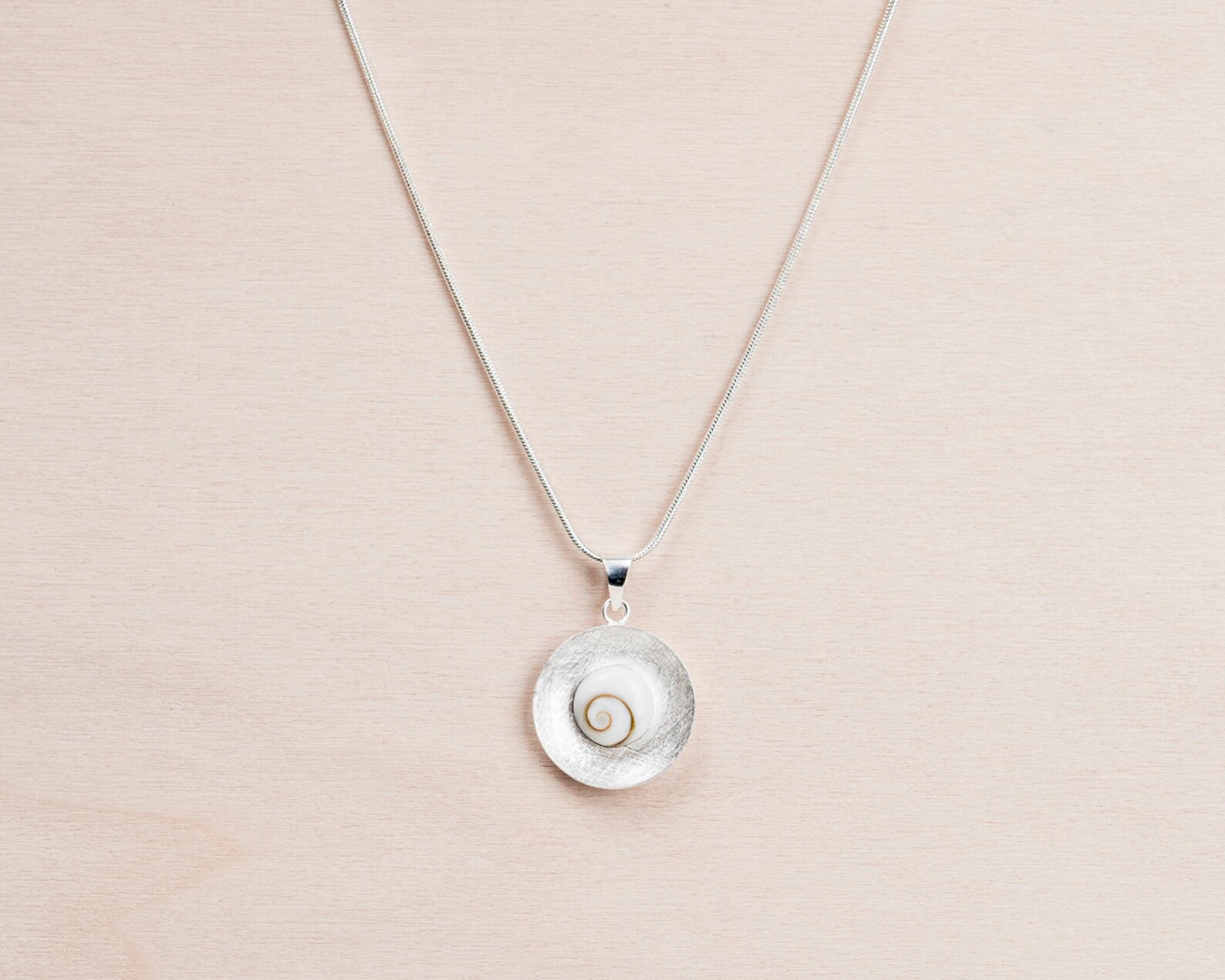 Shiva Pendant, Shell Necklace, Silver Handmade Necklace, Silver ...