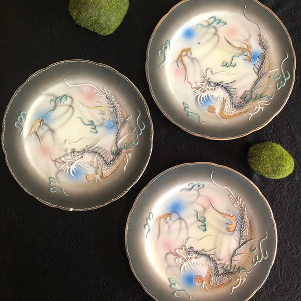 Dragon Plates - Etsy