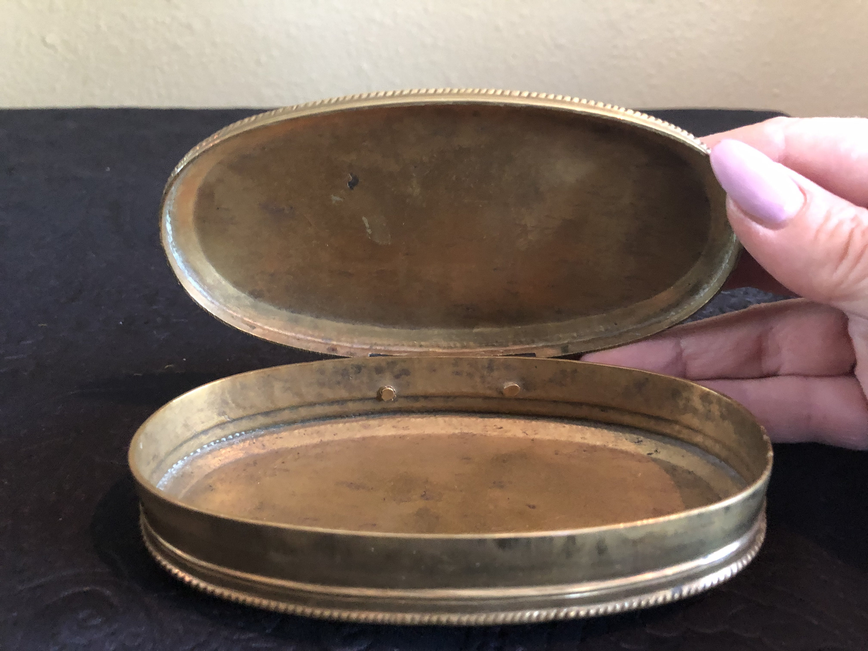 Antique brass tobacco snuff box / tobacco tin very rare | Etsy