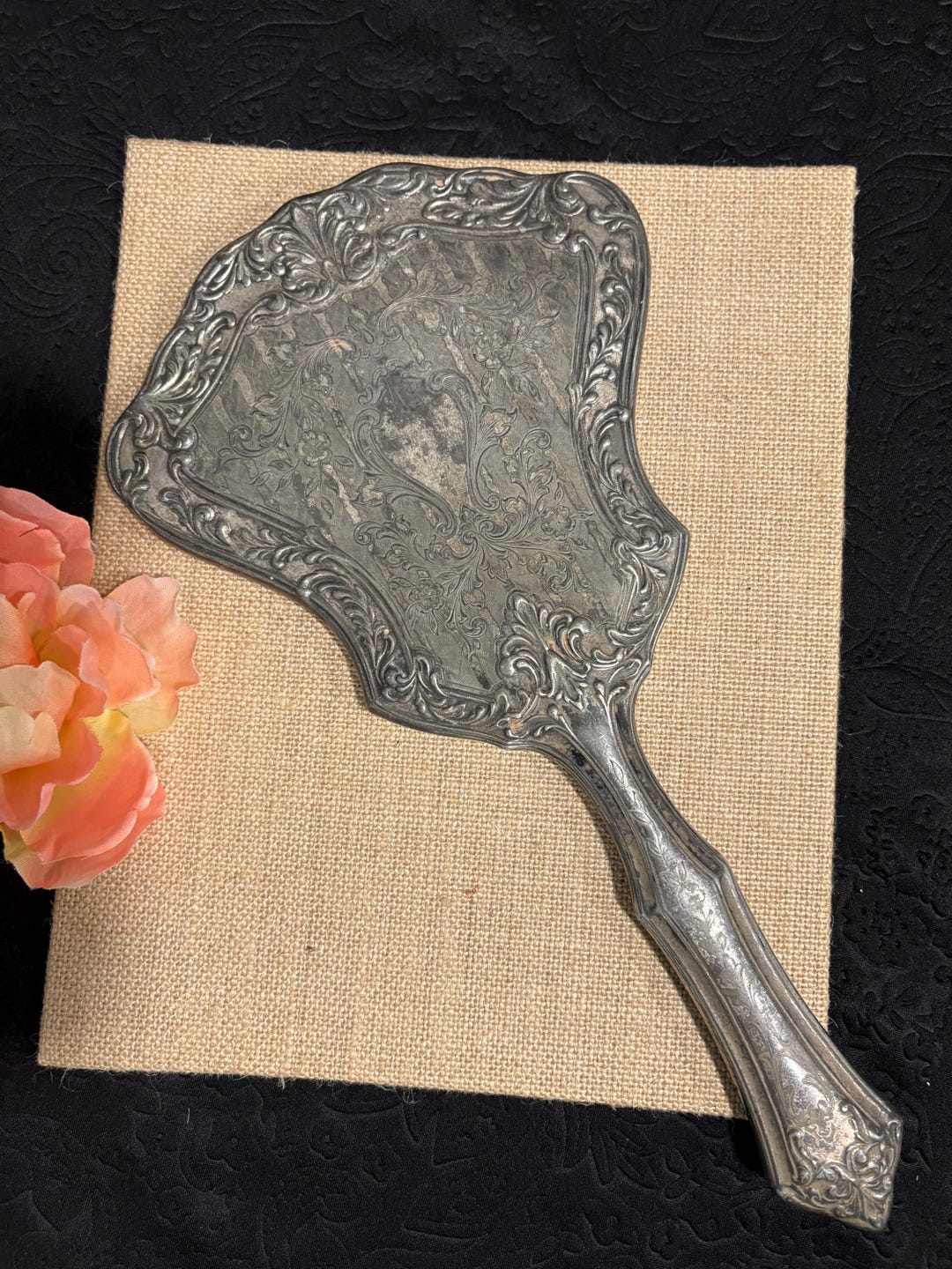 Antique American Victorian Handmirror, the Homan Mfg Vintage Hand ...