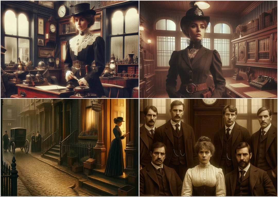 Early Victorian Lady Detectives - REVISED - Etsy
