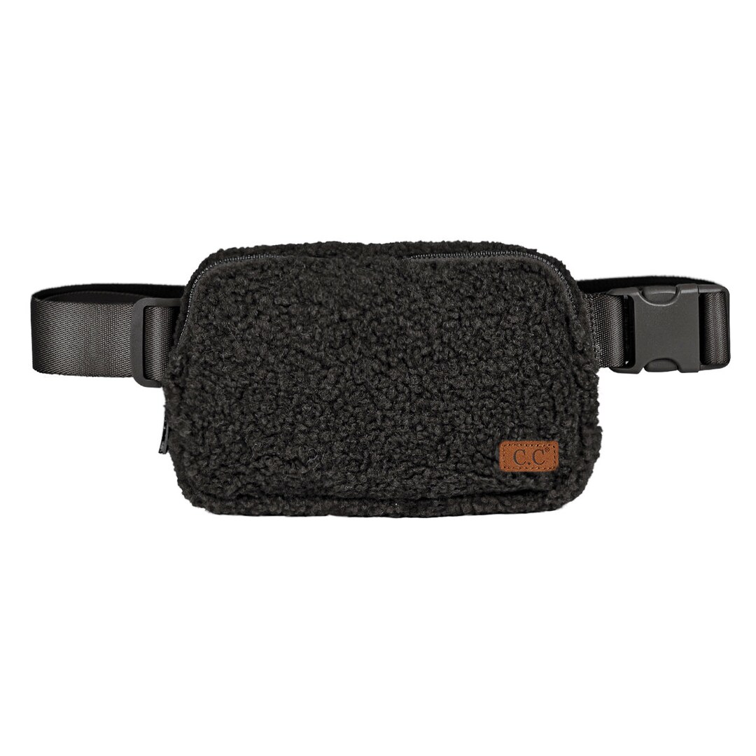 Sherpa Fanny Pack for Women Unisex Fuzzy Daily Waist Crossbody Belt Bag ...