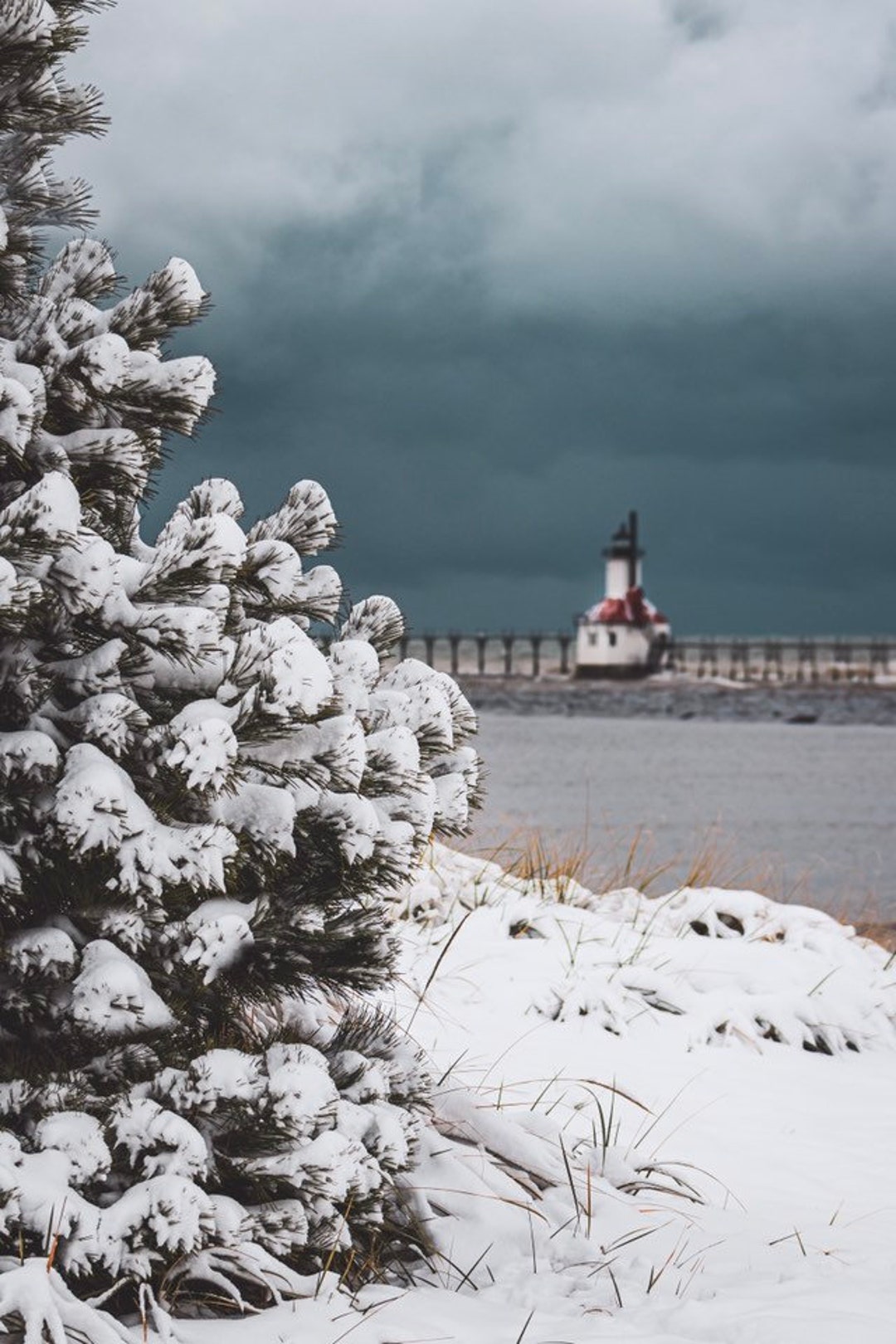 Snowy Day~ Michigan Photography ~ St Joseph Lighthouse ~ Winter ~ Snow ...