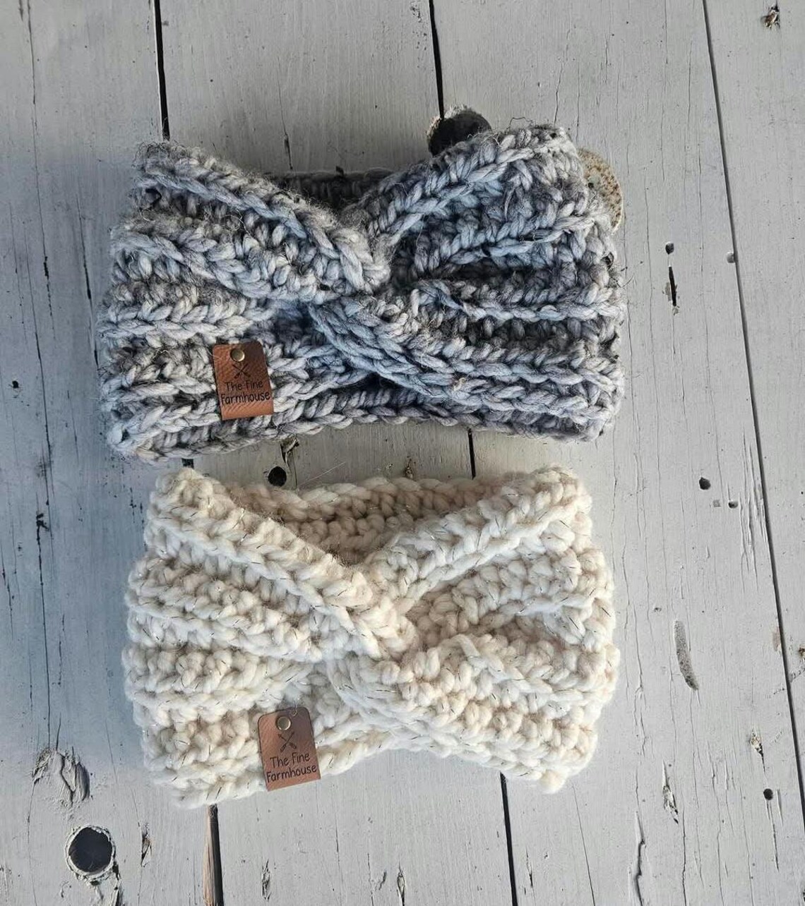 Wool Ear Warmer- Winter Ear Warmer- Chunky Ear Warmer - Etsy