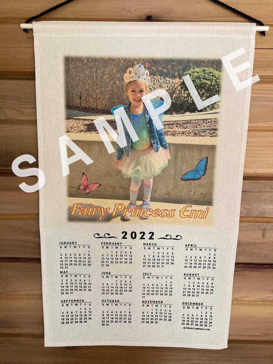Custom Personalized Calendar Wall Hanging Cloth Banner - Etsy
