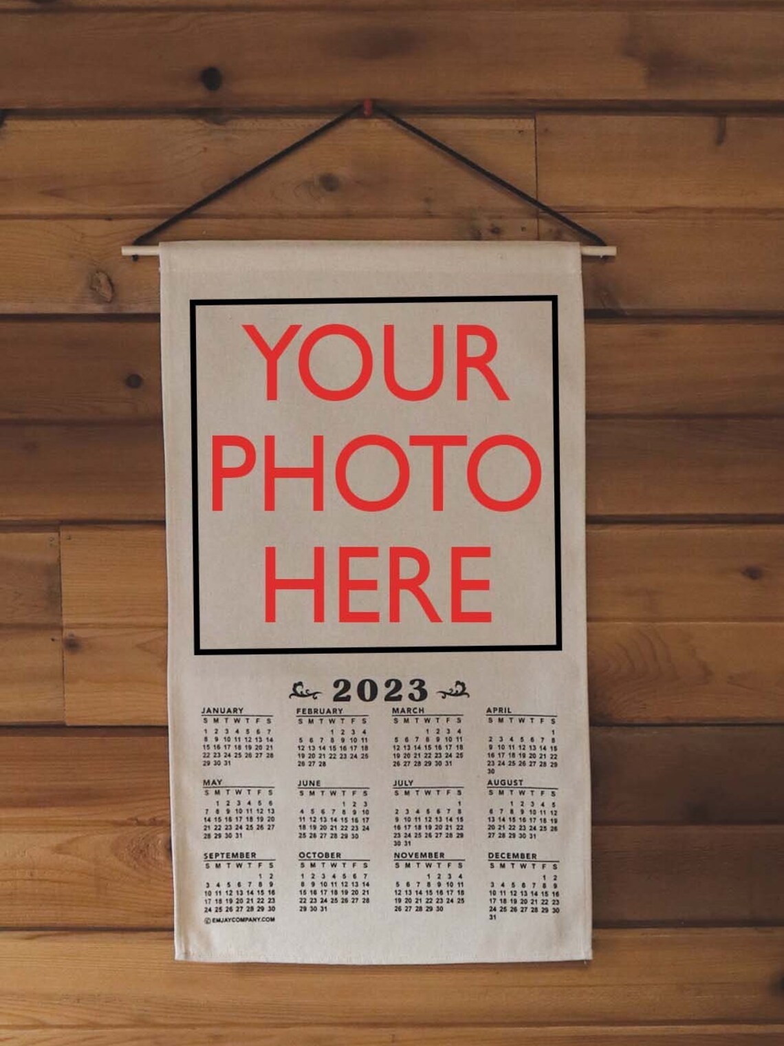 Custom Personalized Calendar Wall Hanging Cloth Banner - Etsy