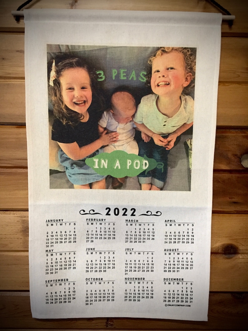Custom Personalized Calendar Wall Hanging Cloth Banner - Etsy