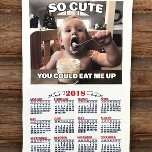 Custom Personalized Calendar Wall Hanging Cloth Banner - Etsy