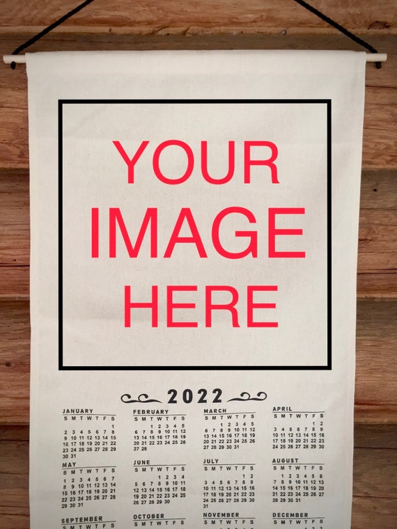 Custom Personalized Calendar Wall Hanging Cloth Banner - Etsy