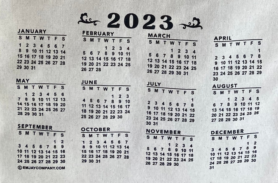Custom Personalized Calendar Wall Hanging Cloth Banner - Etsy