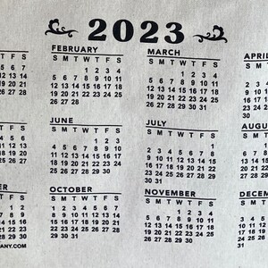 Custom Personalized Calendar Wall Hanging Cloth Banner - Etsy