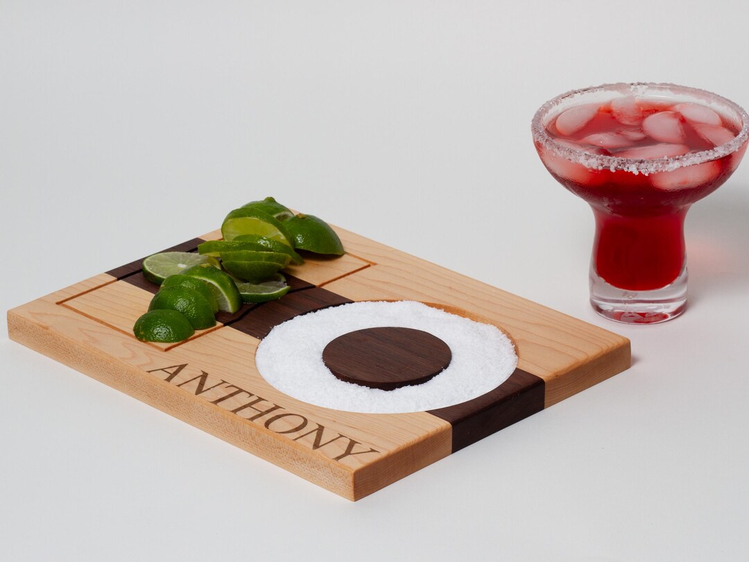 Personalized Margarita Salt Rimmer Board, , Unique Gift Idea, Custom ...