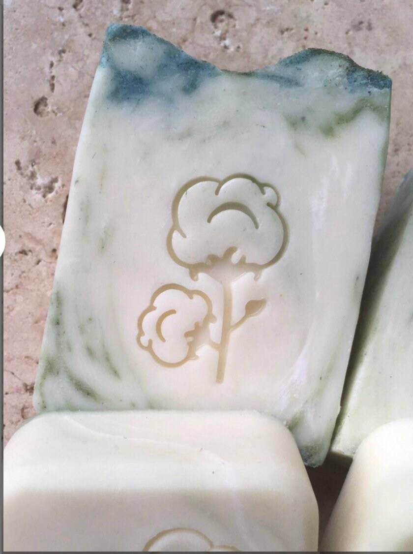 Clean Cotton Scented Stamped Soaps 3 Oz. - Etsy