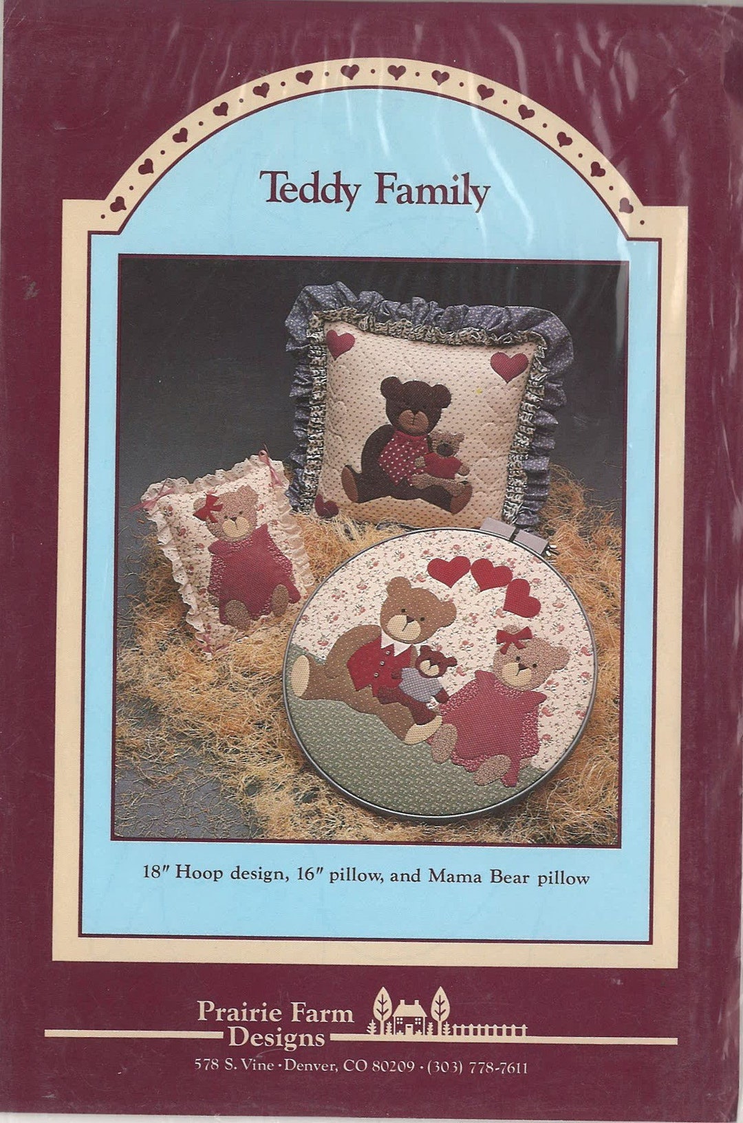 Vintage Pattern Teddy Bear Family Pattern Only Home - Etsy