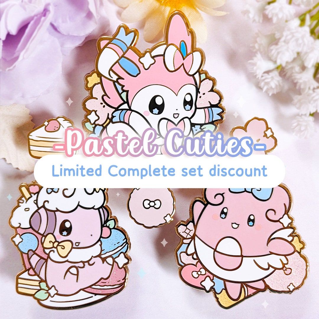 Pastel Cuties Anime Complete Set Exclusive Happy Pinkumon Pastel Pink ...
