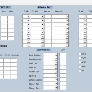 Educational Diagnostician Digital FIE Writing Template ** UPDATED - Etsy