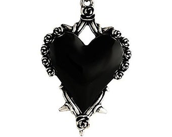 Gothic Black Heart | Etsy