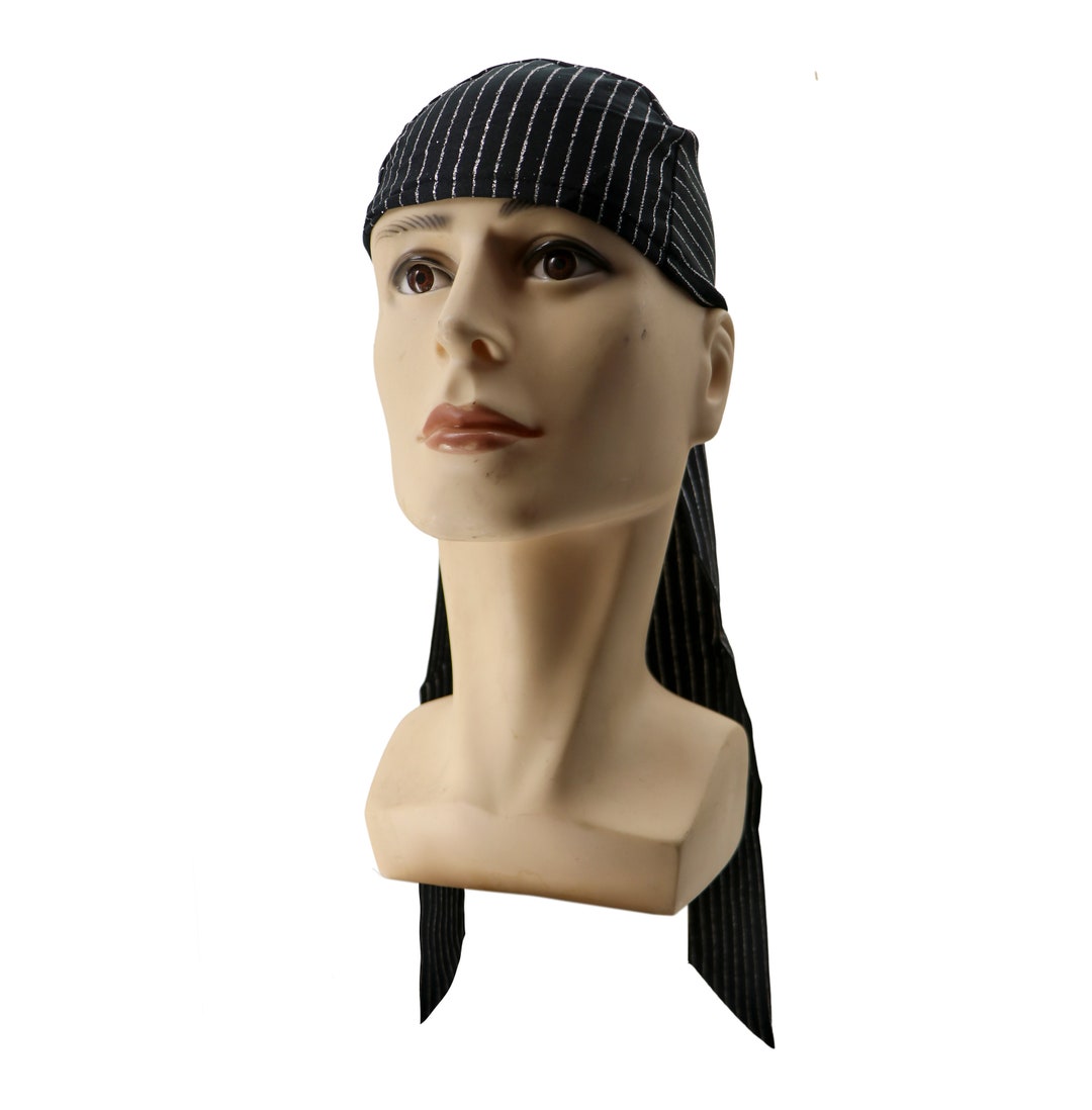 Pirate Bandana Cap With Pinstripes - Etsy