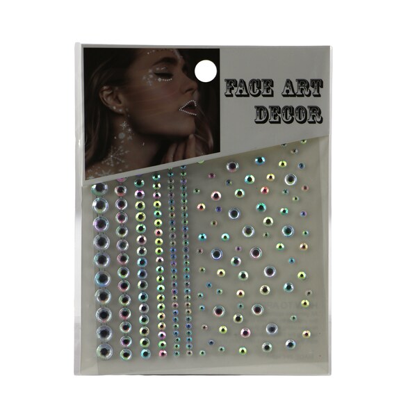 Rhinestone Face Stickers - Etsy