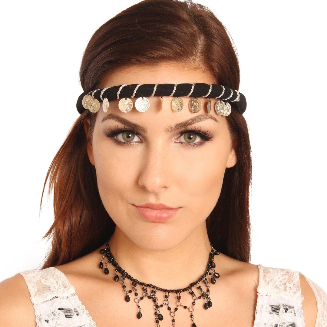 Coin Headband Wrap - Etsy